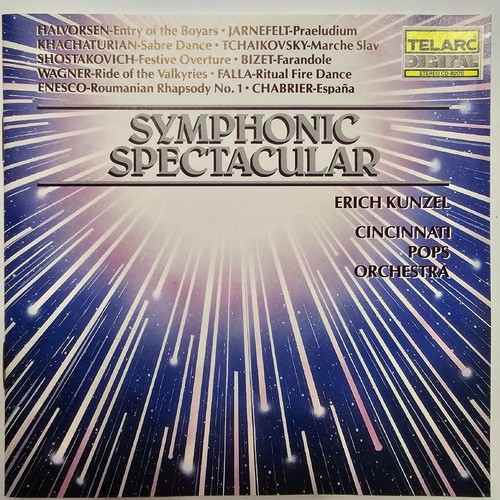 Symphonic Spectacular CD By Erich Kunzel Cincinnati Pops Orchestra ...