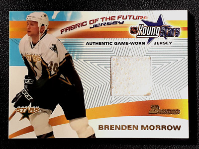 BRENDEN MORROW JERSEY 2001-02 BOWMAN YOUNGSTARS RELICS 01-02 NO FFJ-BM ...