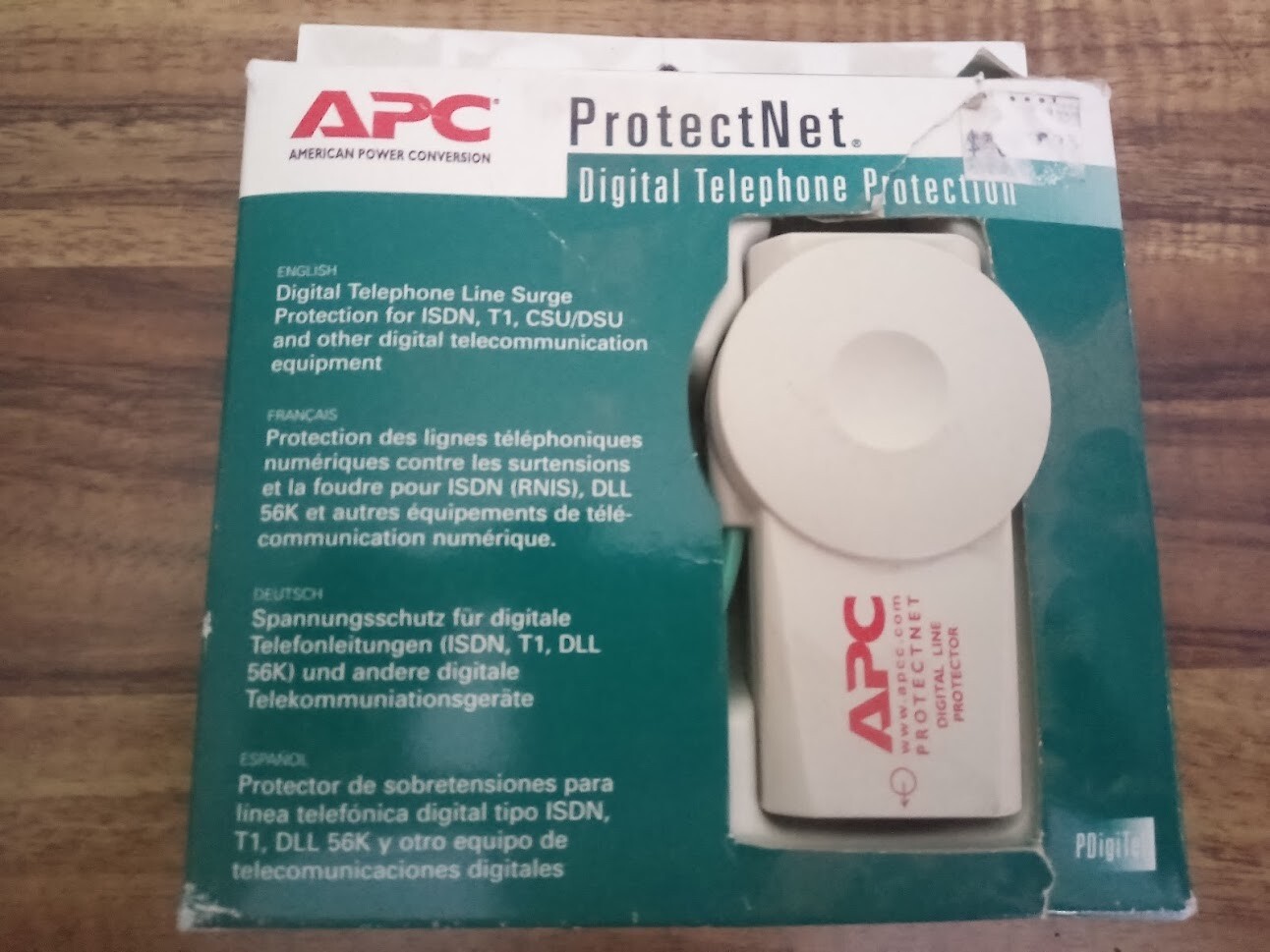 APC PROTECTNET PDIGITEL DIGITAL TELEPHONE PROTECTION SURGE PROTECTOR ...