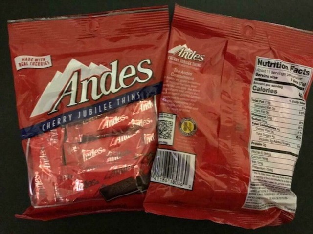 ANDES Cherry Jubilee Thins Chocolate Candy- Made With Real Cherries- 3 ...