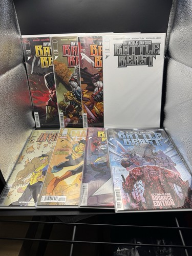 Battle Beast #1 & #2 Lot of 4 Different Blind Bag Variant Foil Ratio ...