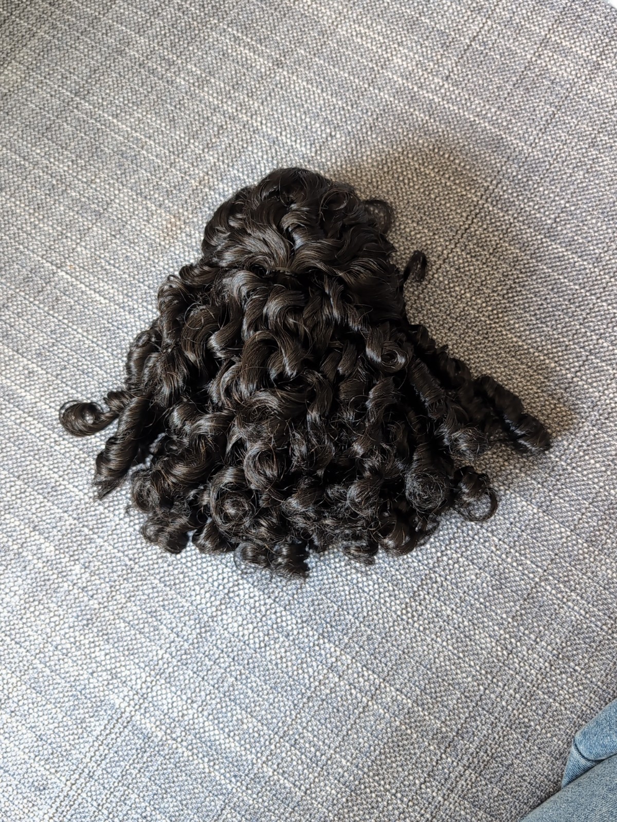 Claudie Wig D Black Brown Curly Hair American Girl Doll Custom Perfect ...