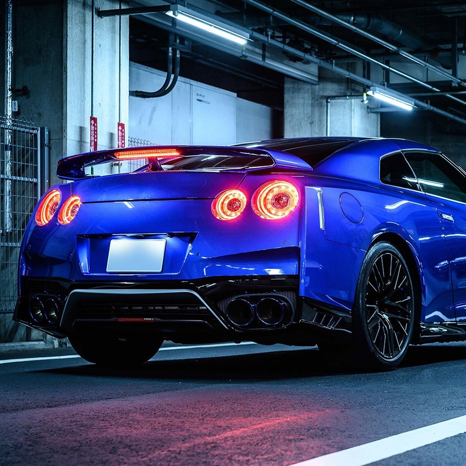 VLAND Red Style LED Tail Lights Fit For 2009-2024 Nissan GTR R35 ...