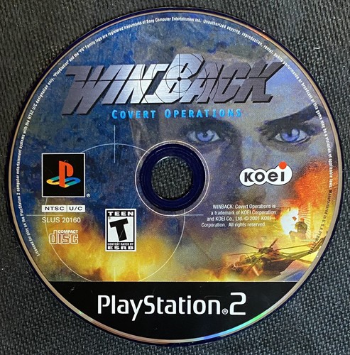 Winback Covert Operations PS2 Disc Only TESTED Authentic Play Station 2 ...