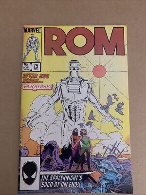 ROM #75 Last Issue, Steve Ditko a, Direct, Marvel Comics 1986 | eBay
