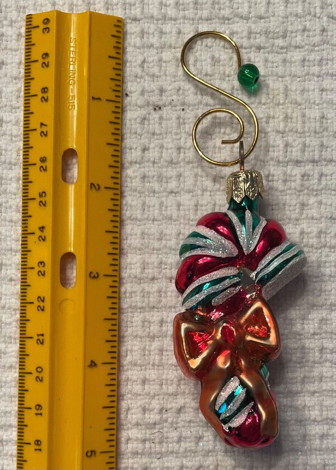 Christopher Radko WINTER TWIST Glass Candy Cane Ornament | eBay