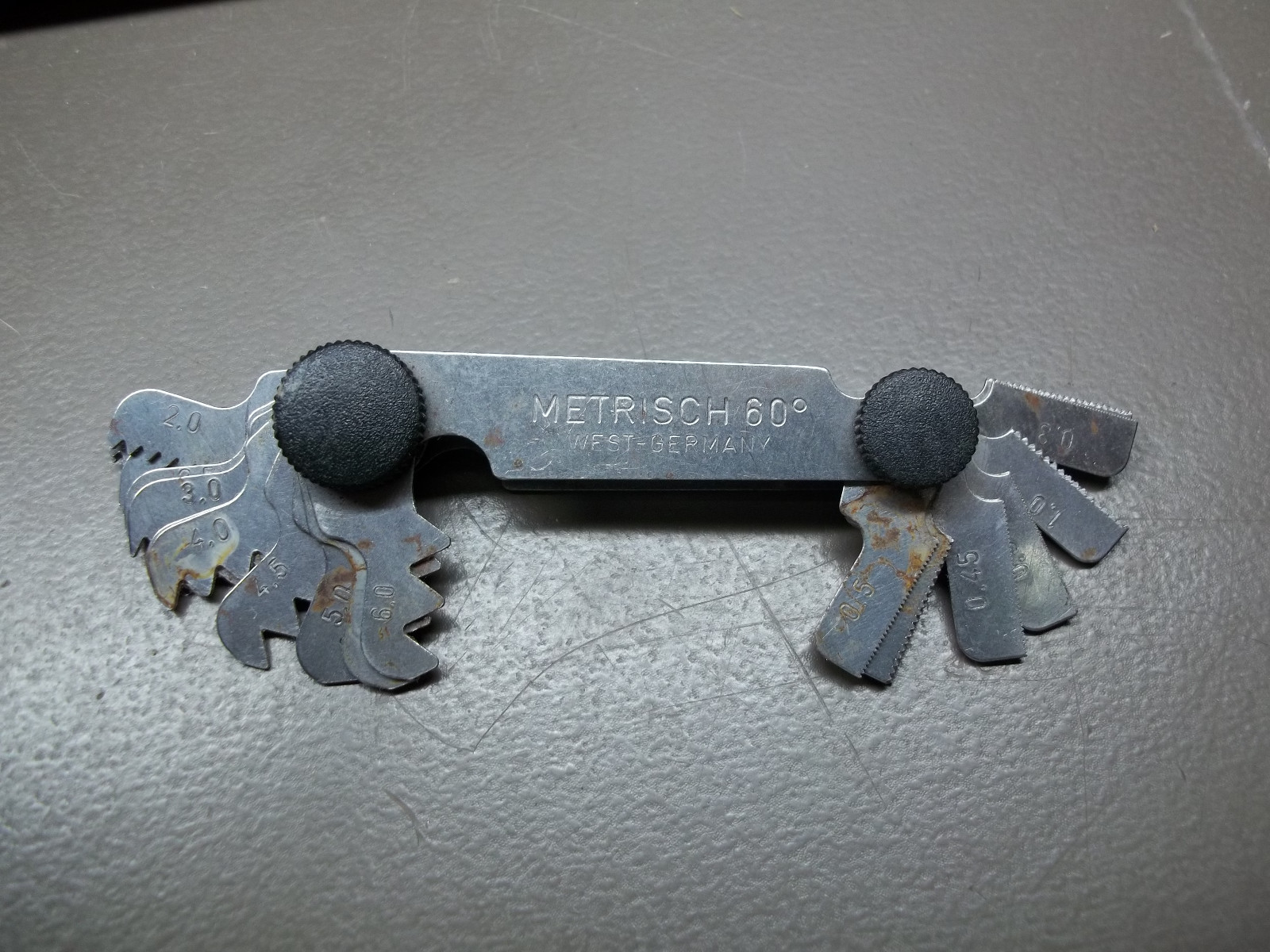 Metrisch 60 Degree Thread Gauge Tool West Germany | eBay