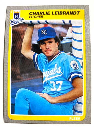 1985 ROYALS CHARLIE LEIBRANDT BASEBALL CARD # 206 | eBay