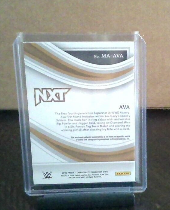 2023 Immaculate WWE AVA RC Rookie Memorabilia Relic Auto /99 NXT ...