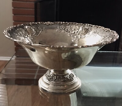 Bowls - Antique Silver Fruit Bowl