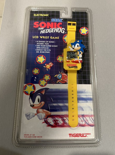 Sonic The Hedgehog LCD Wrist Game 1991 Tiger Vintage Collectible for ...
