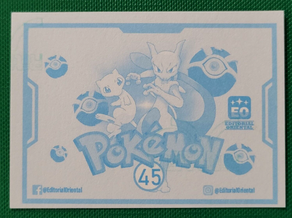 POKEMON Mew vs Mewtwo EO Sticker #45 TEAM ROCKET 2021 PERU South ...