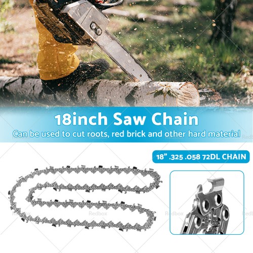 For Husqvarna New Tungsten Carbide Chainsaw Chain 18 inch .325 .058 ...