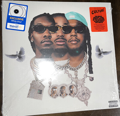 The Migos Culture 3 III Vinyl 2 LP 2021 Exclusive White Vinyl New ...
