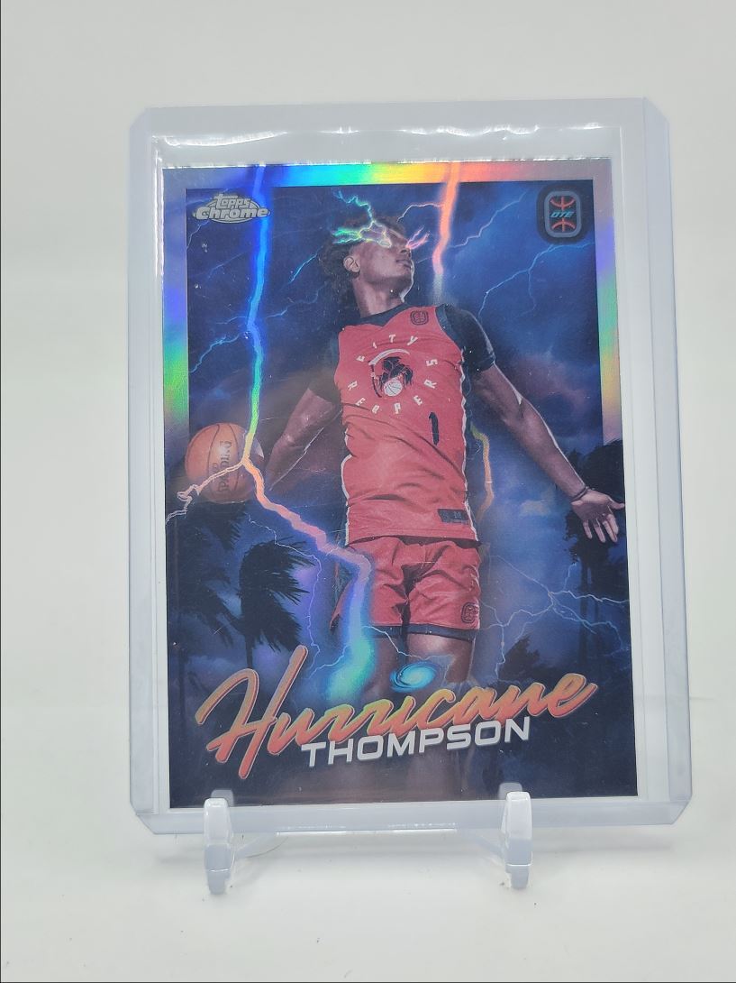AMEN THOMPSON 2022-23 TOPPS CHROME OTE HURRICANE REFRACTOR Q1822 | eBay