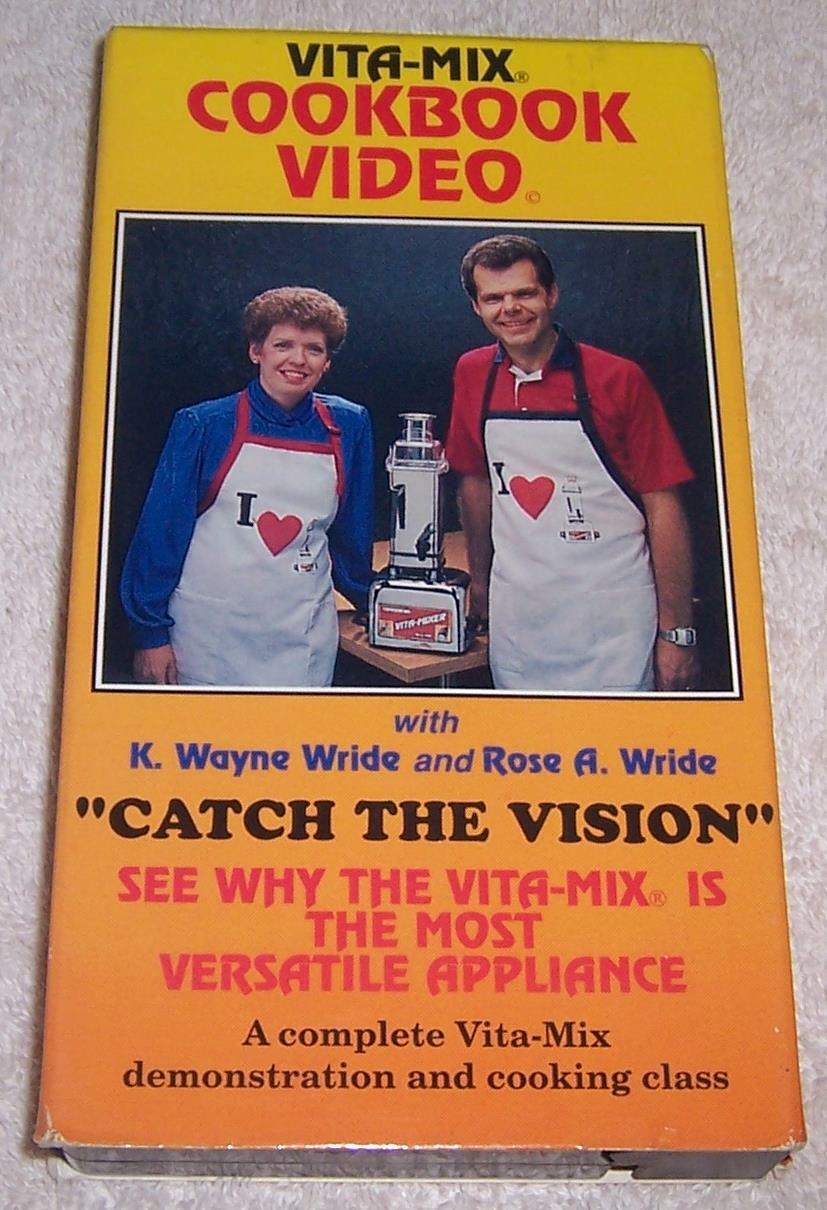 Vita-Mix Cookbook Video "Catch the Vision" VHS Video blender | eBay
