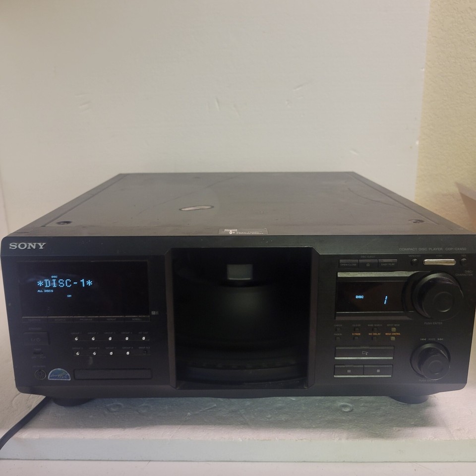Sony CDP-CX450 Mega Storage 400 CD 400 Disc Changer for Parts/Repair ...