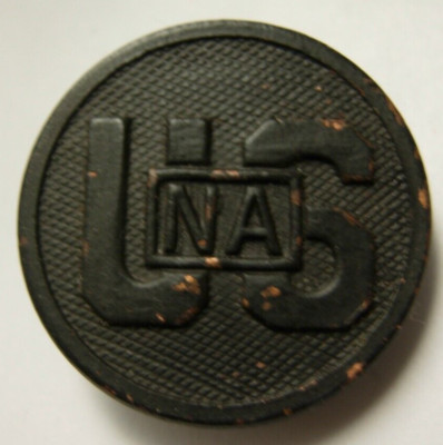 WW1 US Army "US NA" National Army Enlisted Collar Disk - SB | eBay