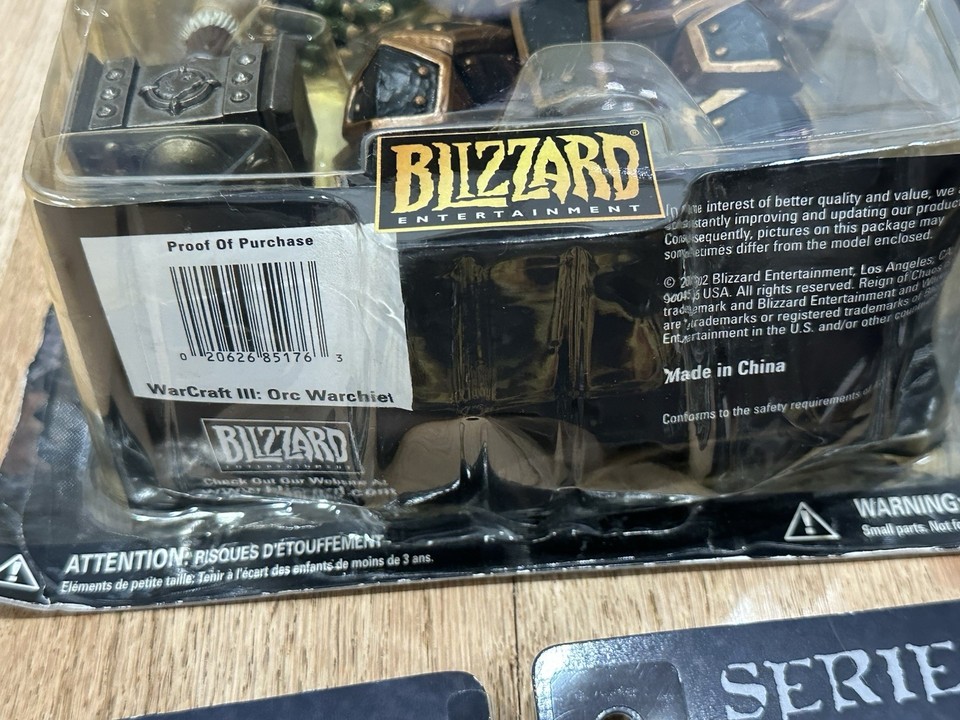 Warcraft S1 Action Figures-Thrall, Arthas, Tichondrius, Shandris-NEW-Sealed 2003 | eBay