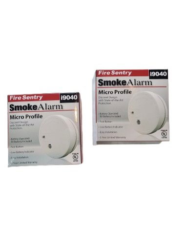 Kidde Fire Smoke Alarm Detector Micro Profile i9040 Ionization 21026056 ...