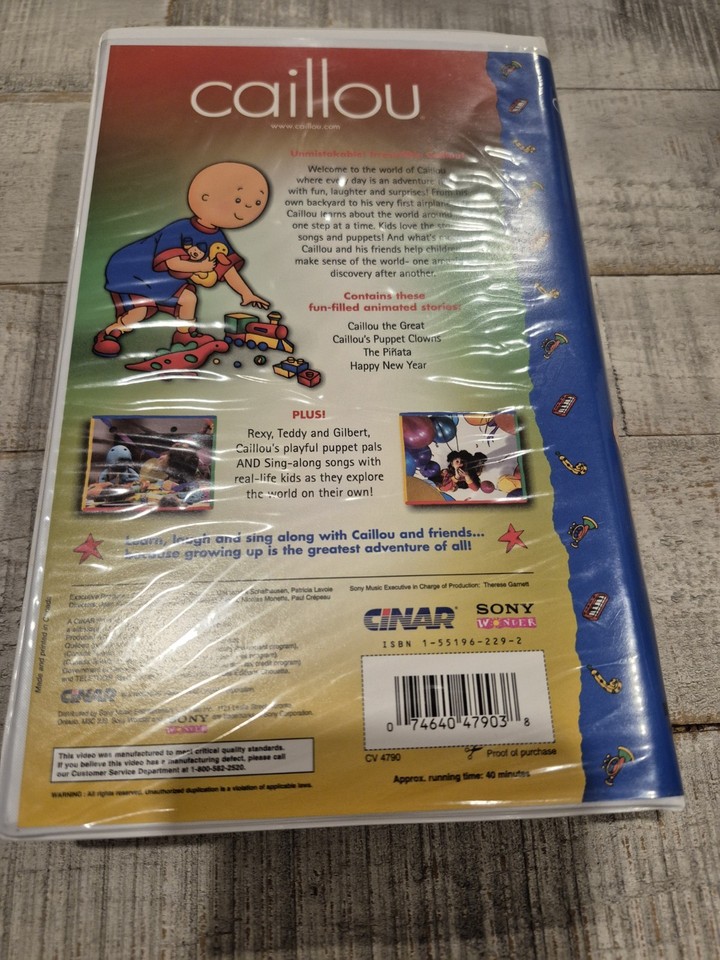 Caillou: It's a Party! (VHS, 2000) | eBay
