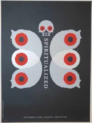 2008 Spiritualized - Seattle Silkscreen Concert Poster s/n by Dan ...