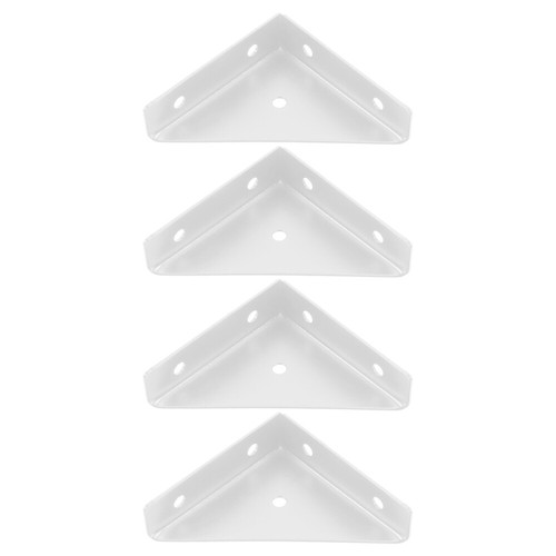 4 Pcs Stainless Steel Angle Brackets For Tables And Shelves Triangular ...