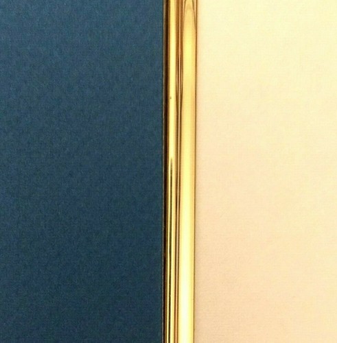 Custom cut 1/4" (show) Mylar Gold Fillet Self-adhesive for Mat, Picture ...