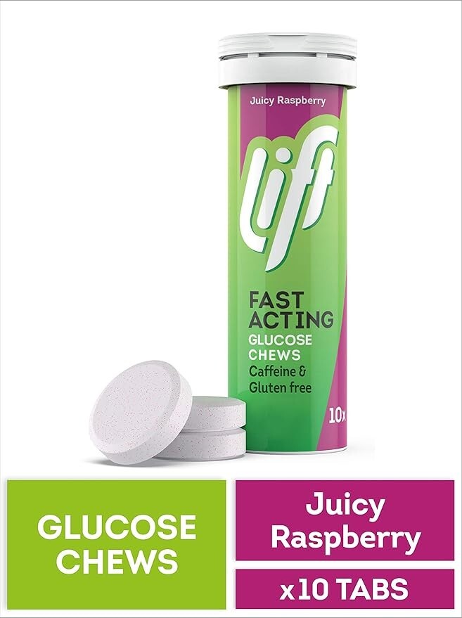 Lift | Fast-Acting Glucose Chewable Energy Tablets | Mixed Berry | 6 ...
