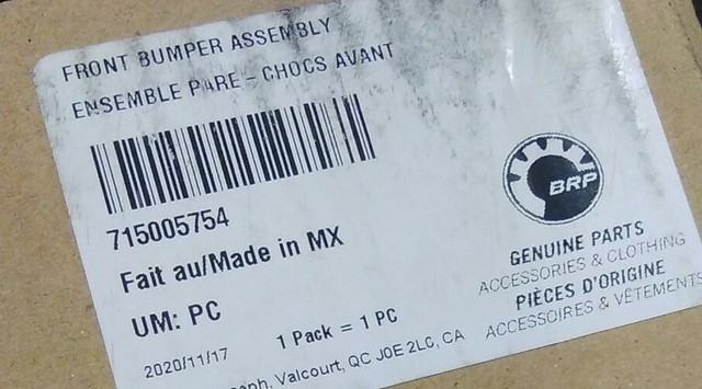 Can-Am OEM Front Bumper for Defender 715005754 for sale online | eBay