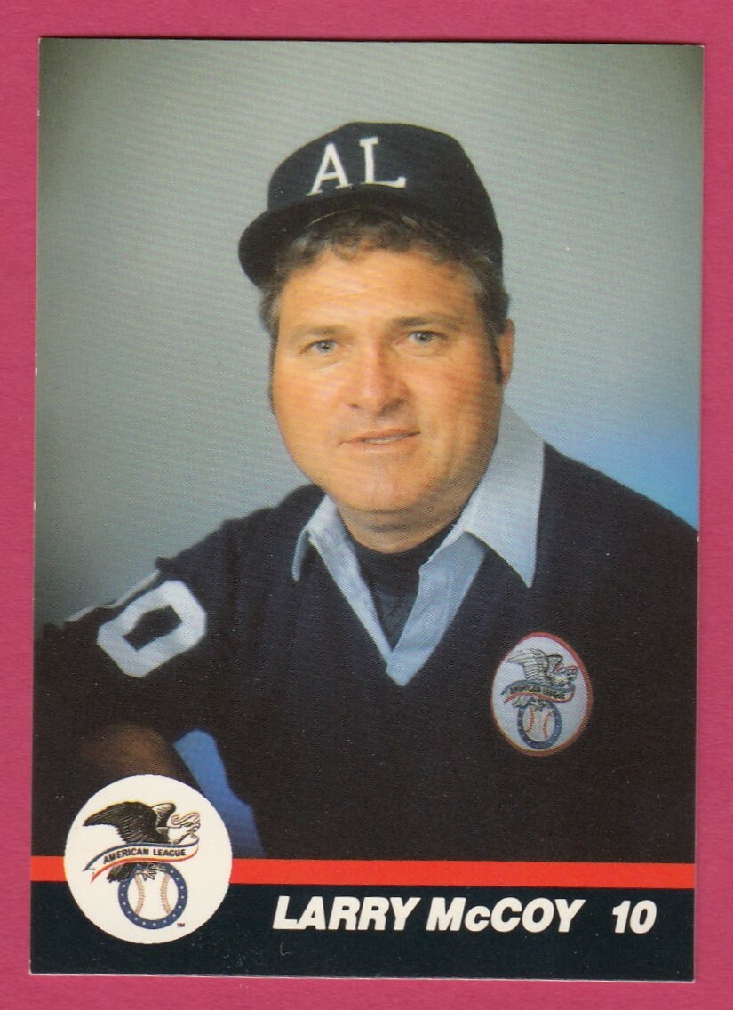 1989 Baseball Umpire card # 8 Larry McCoy American League | eBay