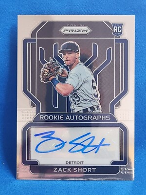 ZACK SHORT 2022 Panini Prizm Baseball ROOKIE AUTO RC RA-ZS | eBay