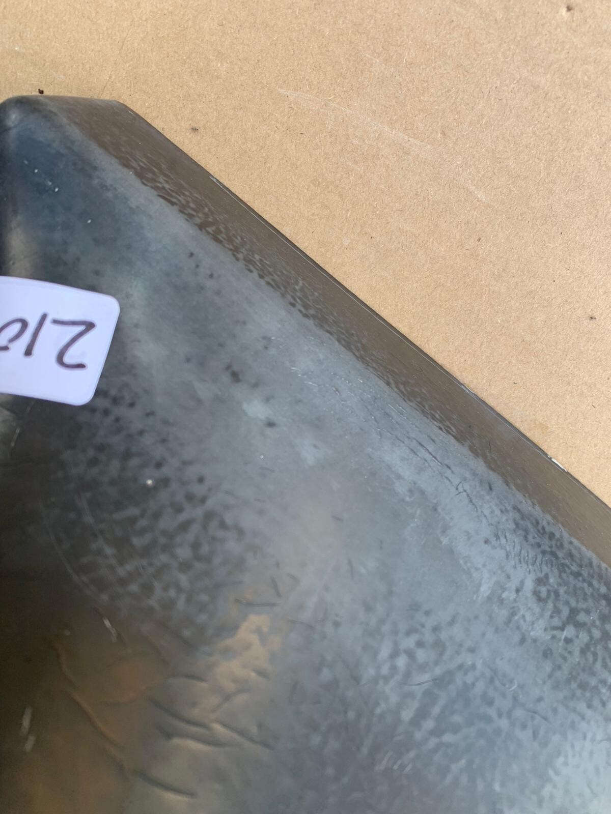 SCRATCHED/DENTED DOUBLE 10 fiberglass speaker box FACEPLATE MDF BLACK ...