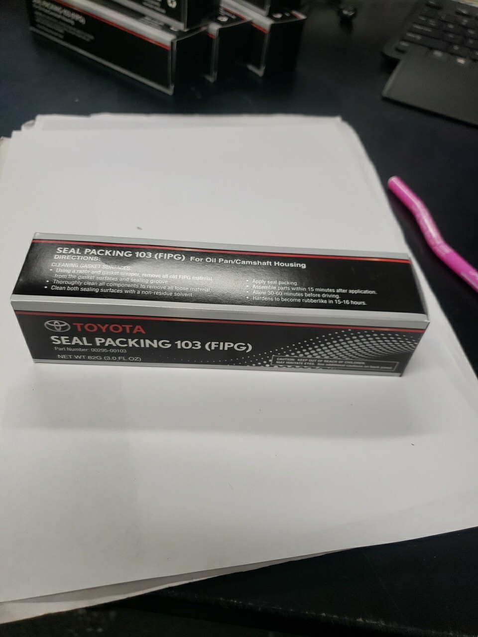 Toyota Seal Packing FIPG 103 for Oil Pan/Camshaft Housing 00295-00103 ...