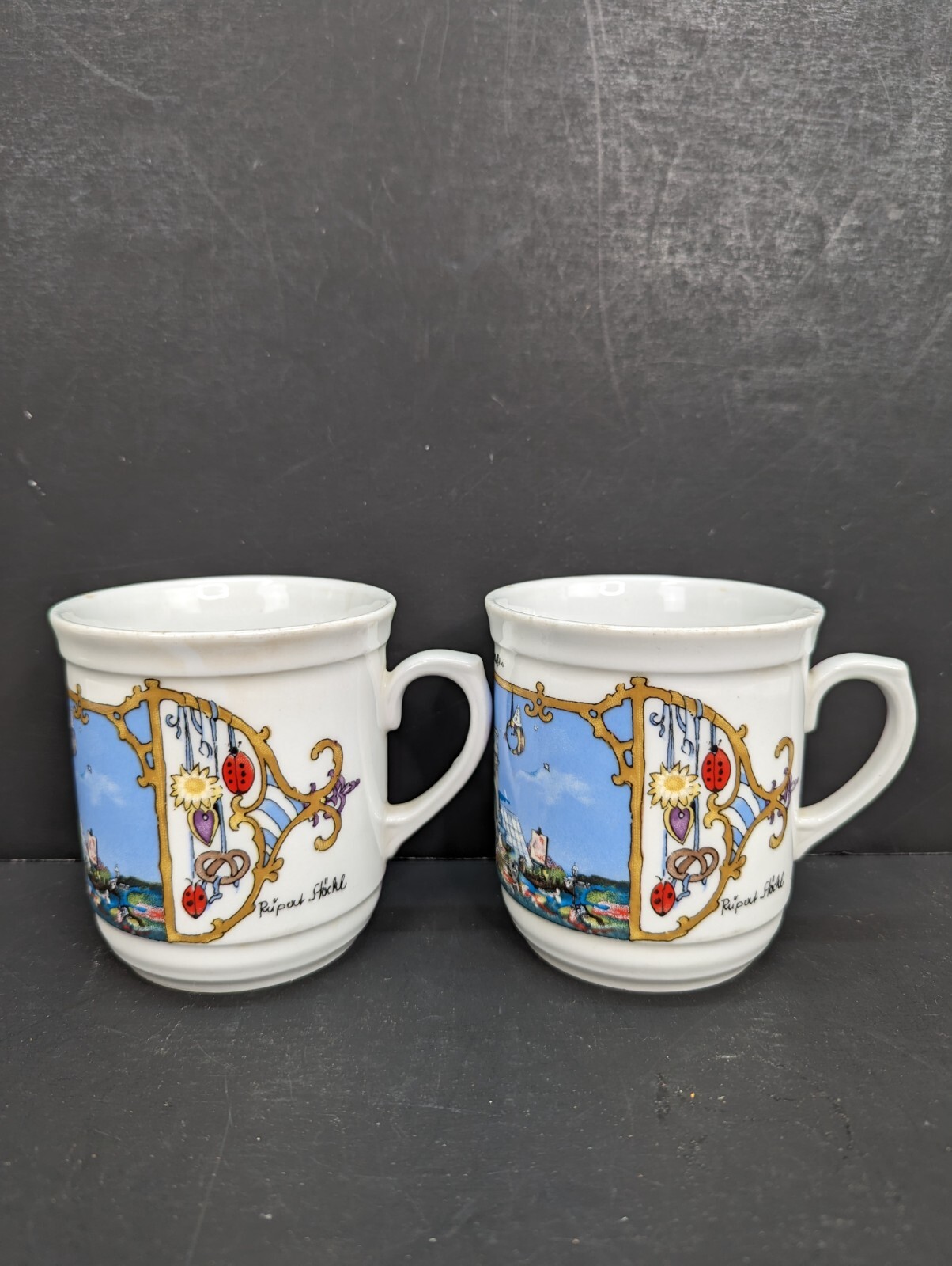 Schwabylon Rupert Stockl Kafer Munchen Coffee Mug Lady Bugs 10 Oz | eBay