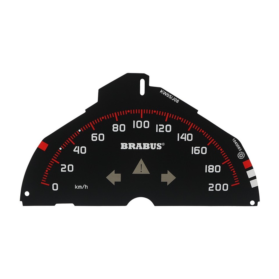 Speedometer Disc 200 km/H for Smart Fortwo 451 Passion Brabus Xclusive ...