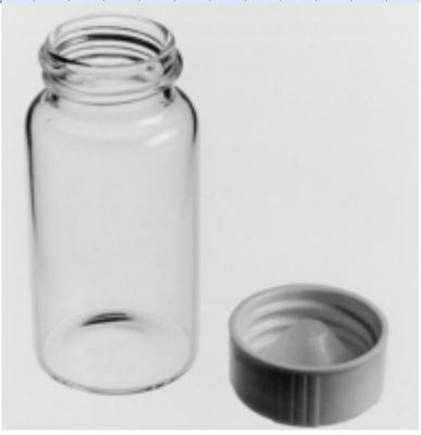 20x Lab Chemical Sample Glass Bottle Vial Anti-Corrosion HDPE Air Tight ...