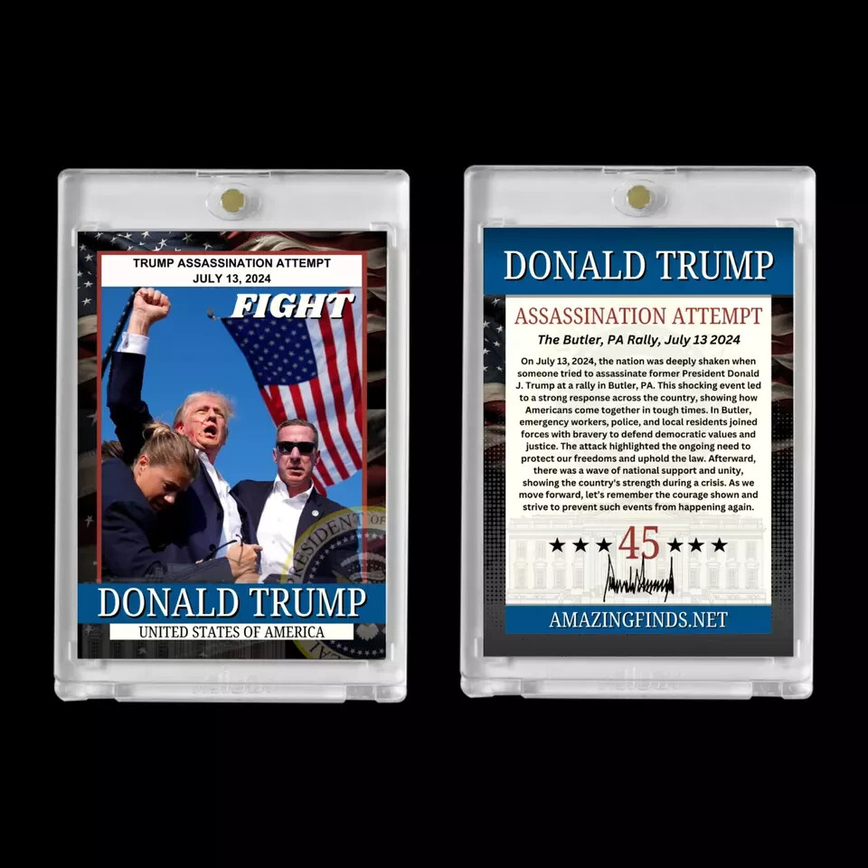 Donald Trump Collectible Trading Card New MAGA 2024 Collector’s Series ...