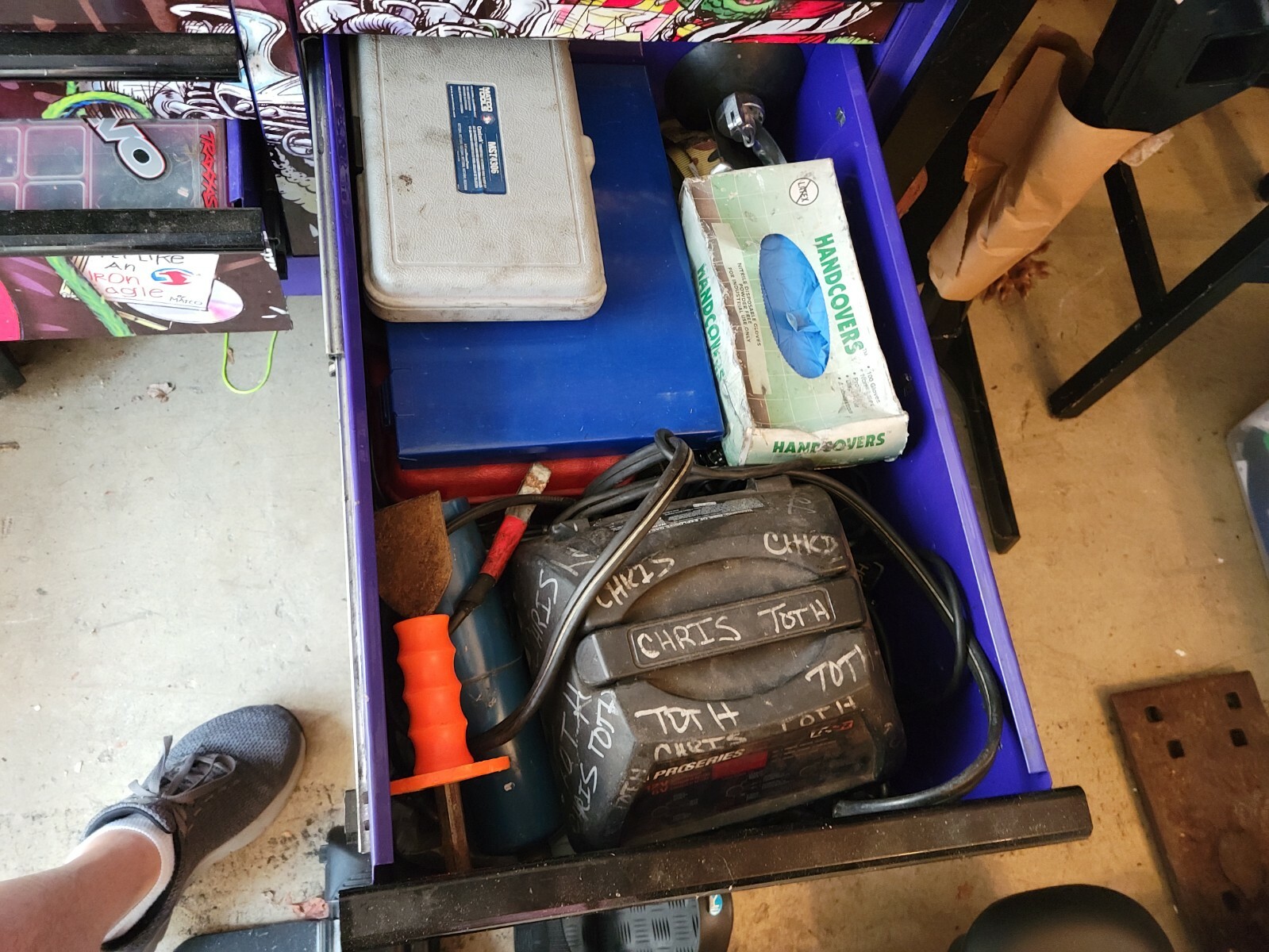 Matco tool chest tool box with tools metric tools purple rat fink ...