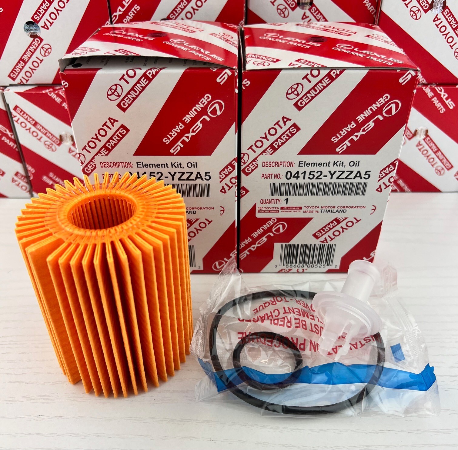 2 NEW OIL FILTER FOR TOYOTA LEXUS OEM FACTORY SET 04152-YZZA5 | eBay