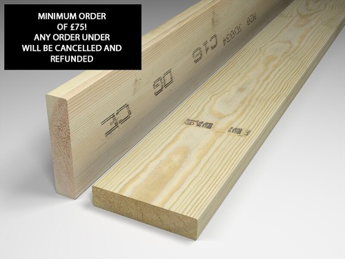 Treated C16 Timber Joists, Decking, Cheap, Delivered, £75 Minimum Order ...