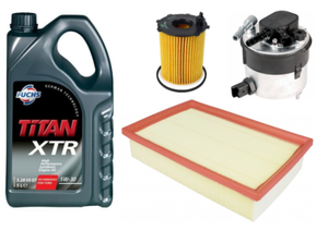 FOR FORD FOCUS 1.6 TDCI MK2 DIESEL SERVICE KIT FILTERS + 5L OIL 10/2005 ...