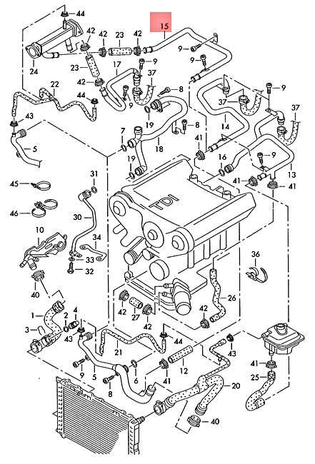 Genuine AUDI VW SKODA A4 Avant S4 quattro Cabrio A6 S6 Coolant Pipe ...