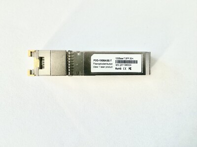 813874-B21 HPE BladeSystem c-Class Compatible 10GBASE-T SFP+ Copper RJ ...