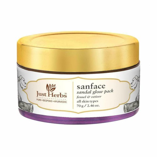 Just Herbs Sanface Organic Face Pack For Glowing Skin 70g | eBay