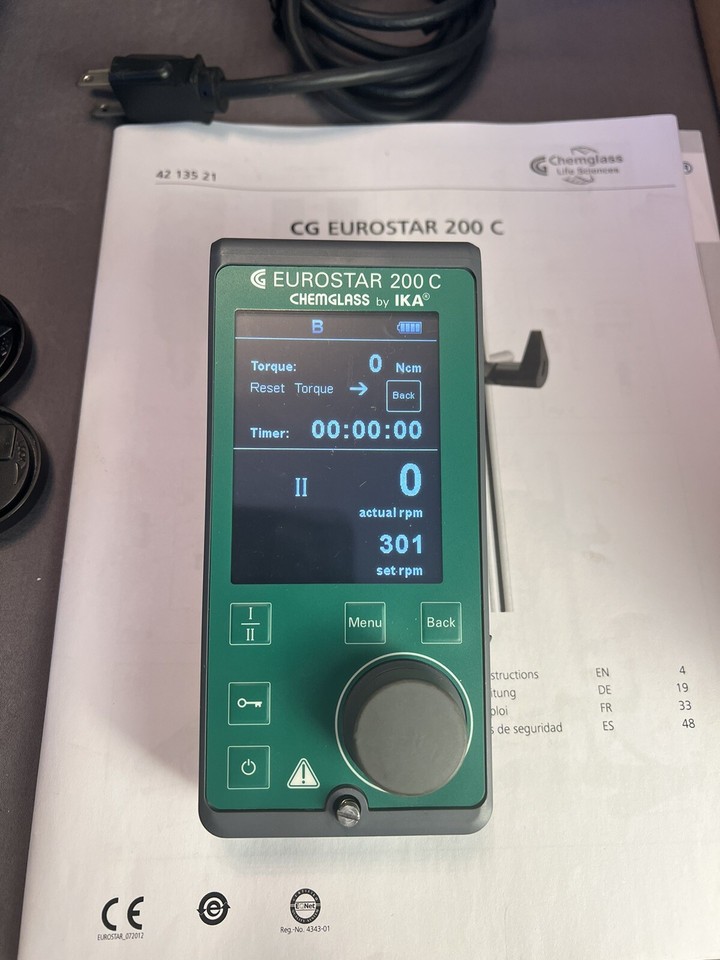 IKA Overhead Stirrer EUROSTAR 200 C w/ Wireless Control Open Box | eBay