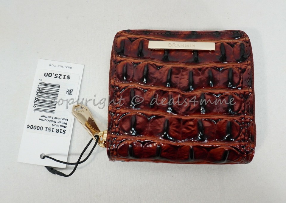 Brahmin Mini Suri Leather Mini Wallet Pick your color Inventory Added ...