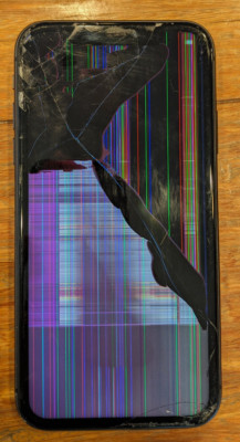 Apple iPhone 11 64GB Black Unlocked Works Perfectly Cracked Screen ...