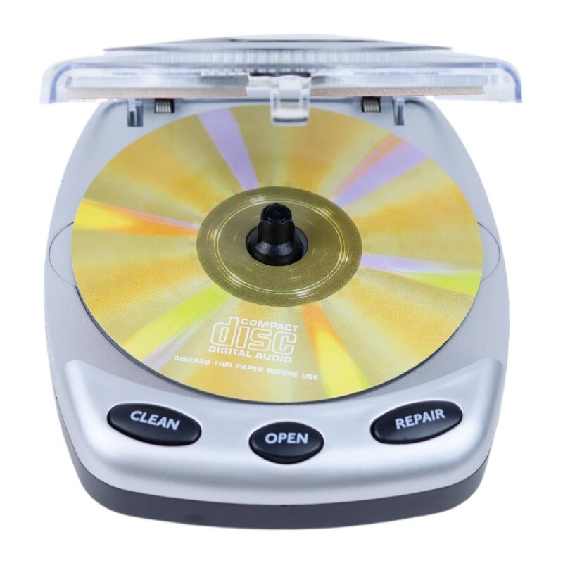 CD/DVD Disc Cleaning Machine Electric Automatic Scar Repair Device Disc ...