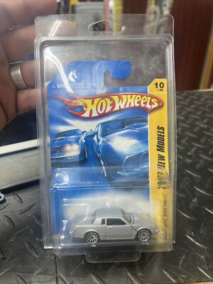 Hot Wheels Buick Grand National Silver 2007 New Models w/Case Cover | eBay